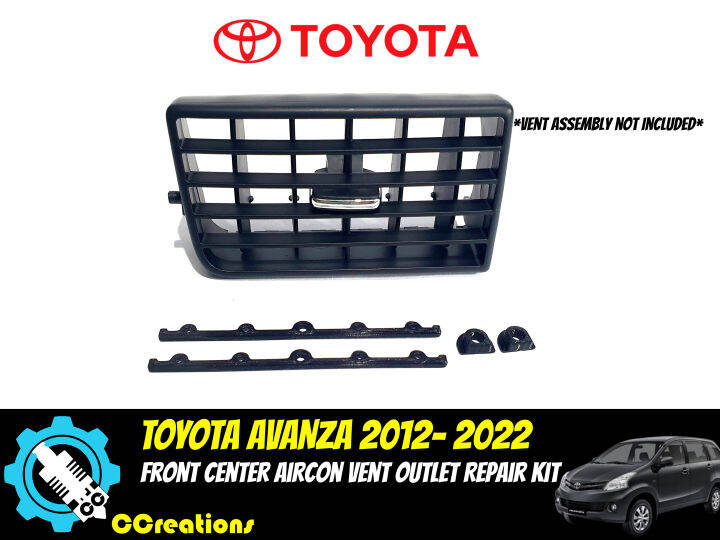 Toyota Avanza Front Center Aircon Vent Repair Kit Only 2012 - 2022 ...