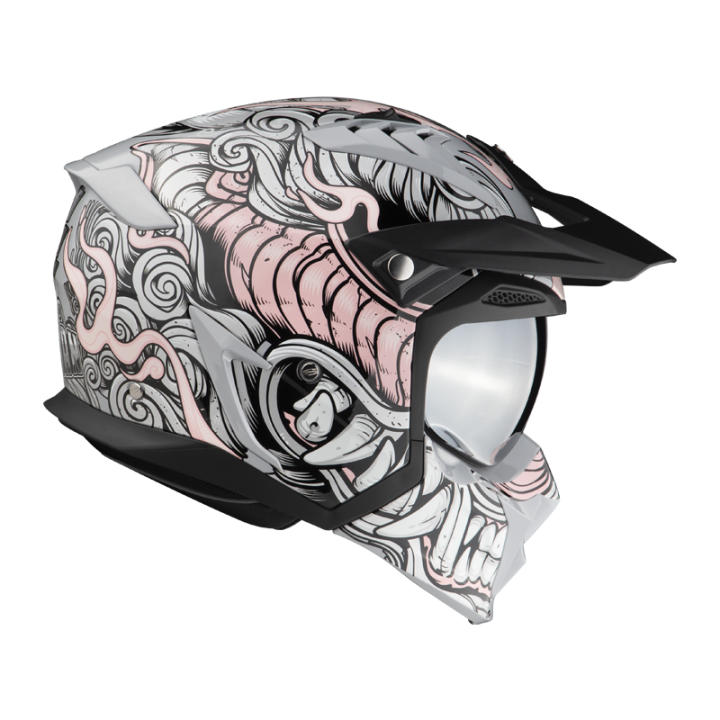 Spyder Core Street Hybrid Helmet G Neo N2 GUARDIAN (FREE 2 Spare Visor ...