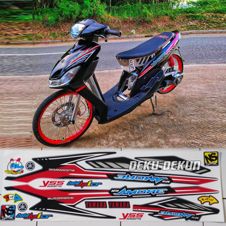 Stiker Mio Sporty Mio Smile Striping Mio Amore Mio Sporty Mio Smile ...