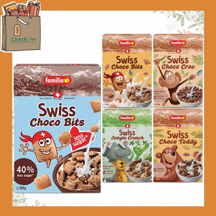 แฟมิเลีย สวิต ช็อคโก บิตส์ ซีเรียล ซีเรียลสอดไส้ช็อคโกแลต Familia Swiss ...