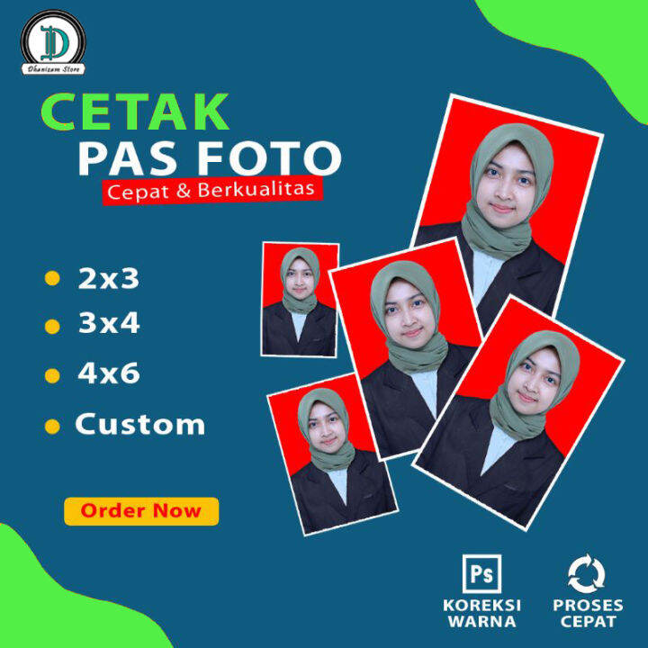 Cetak pas foto langsung jadi / cetak foto Lab | Lazada Indonesia
