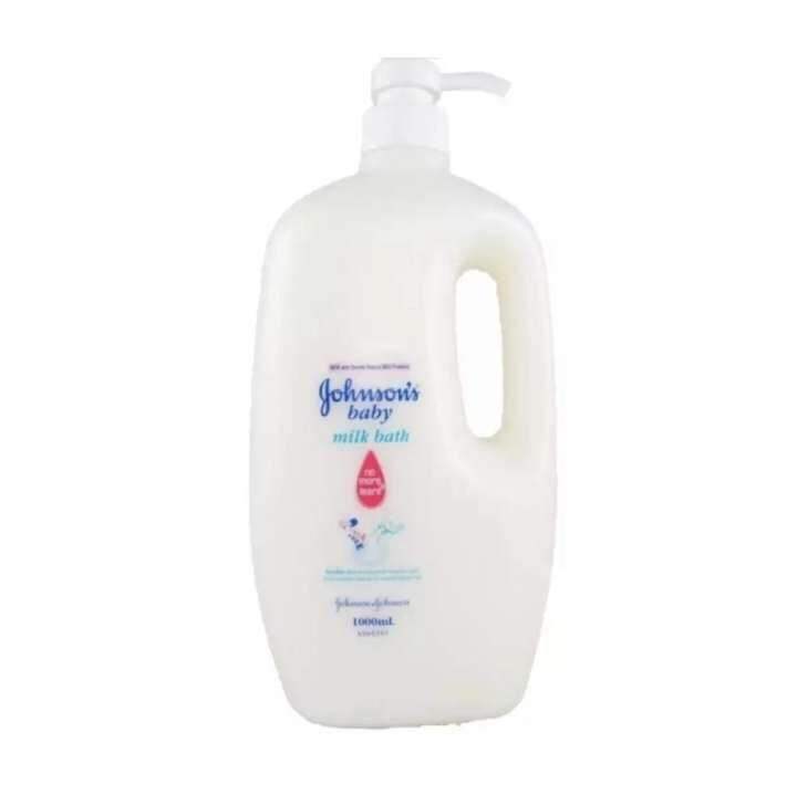MJ Z&C SHOP ( 2 PCS ) Johnson's Baby Milk Bath 1000ml | Lazada PH