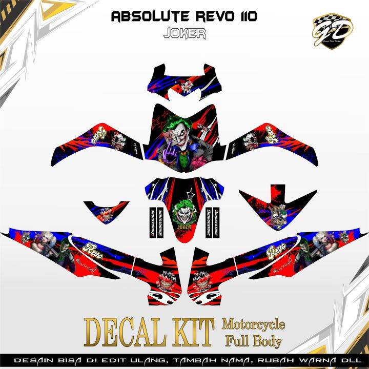 Decal Absolute Revo Full Body Decal Revo Absolute 110 Full Body Joker ...