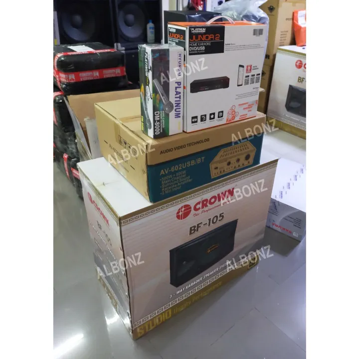 Videoke Set Home Karaoke Bundle Konzert AV-602BT + Platinum Junior 2 ...