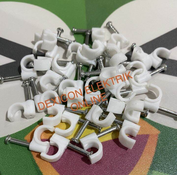 klem kabel no 6/klem kabel beton/klem kabel paku baja/grosir klem kabel ...