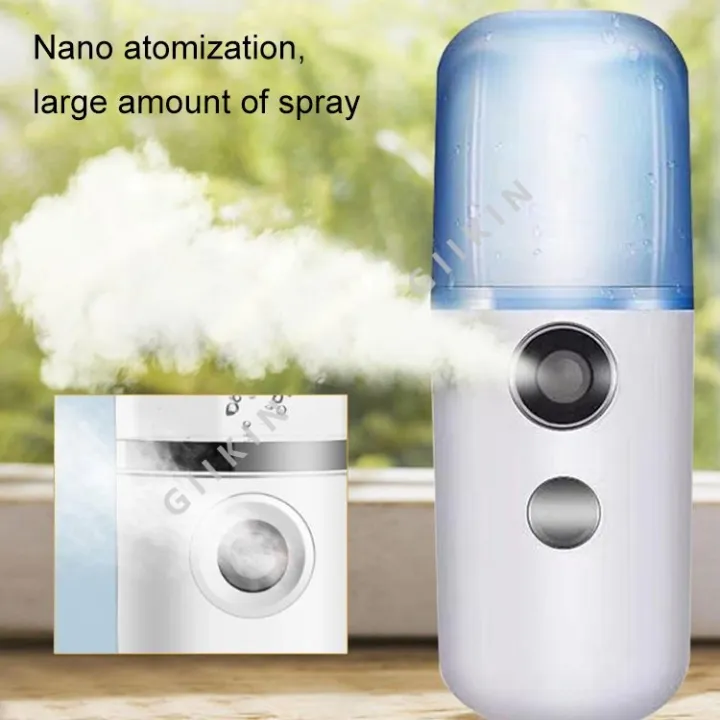 Potable Nano Facial Spray Mini portable facial moisturizer Beauty ...