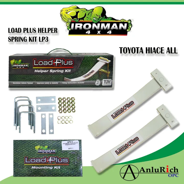IRONMAN LOAD PLUS HELPER SPRING KIT LP3 FOR TOYOTA HIACE ALL | Lazada PH