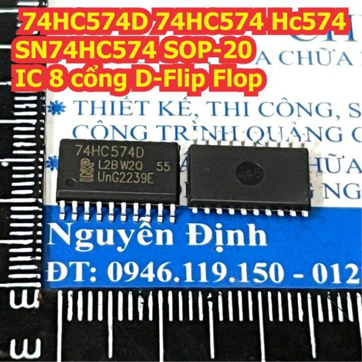 5 con 74HC574D 74HC574PW 74HC574 HC574 SN74HC574 SOP-20 / TSSOP-20 IC 8 ...
