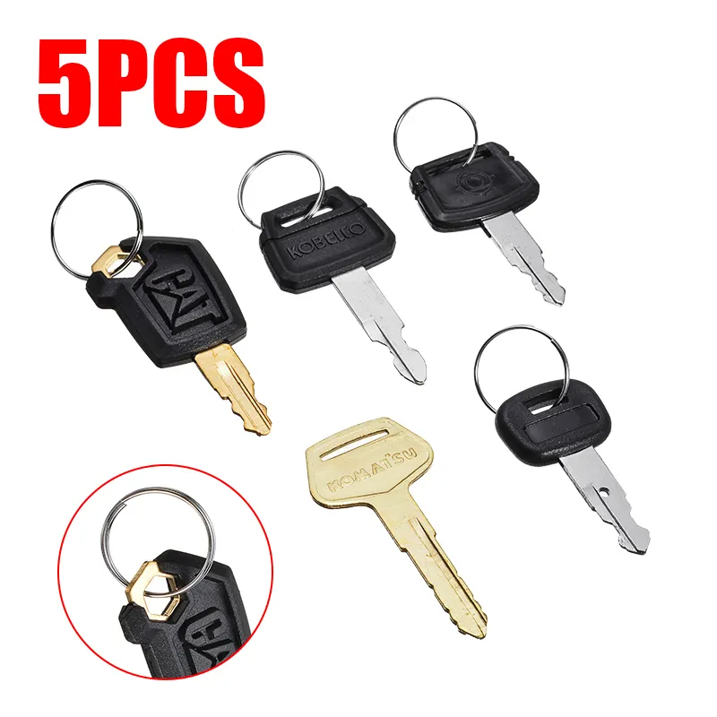 Excavator Keys Set For Caterpillar Hitachi Kobelco Komatsu, 53% OFF