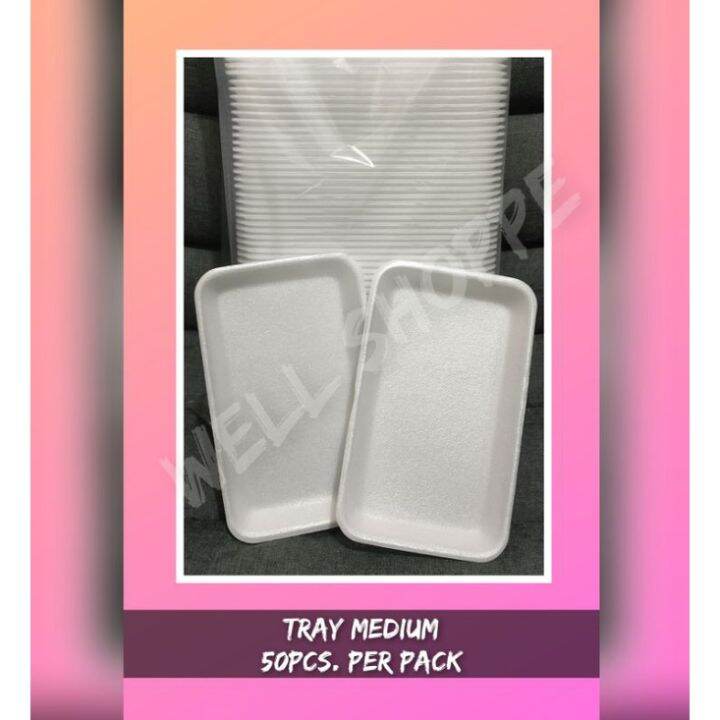 Styro Tray Medium (50pcs. per pack) | Lazada PH