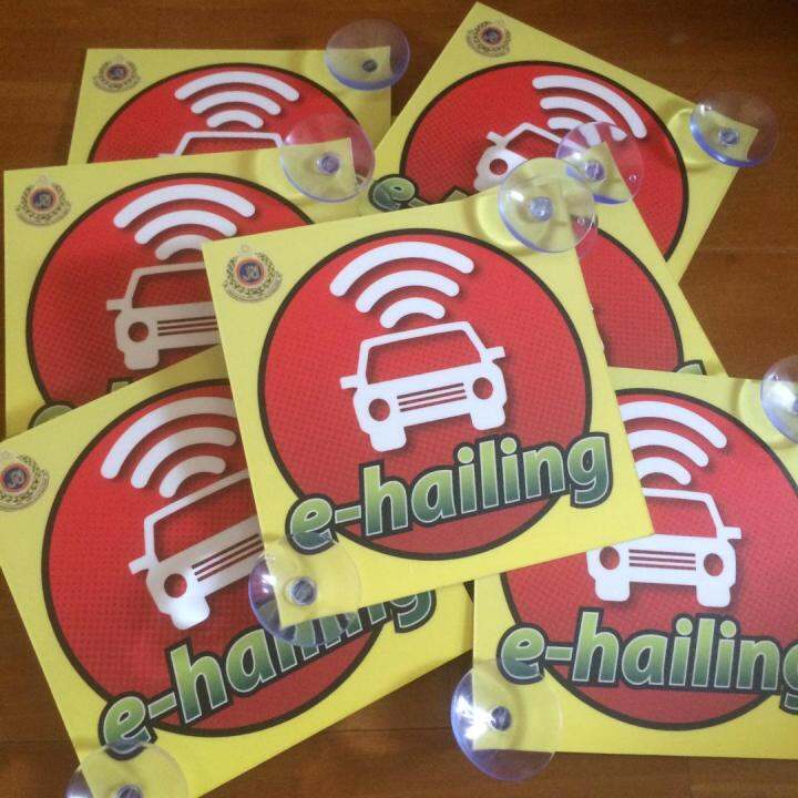 E-hailing Sticker [REMOVEABLE] 2pcs [ JPJ SPECIFICATION ] | Lazada