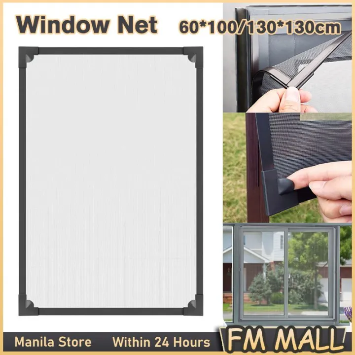 Magnetic Window Screen Invisible DIY Fly Mosquito Net Insect Screen ...