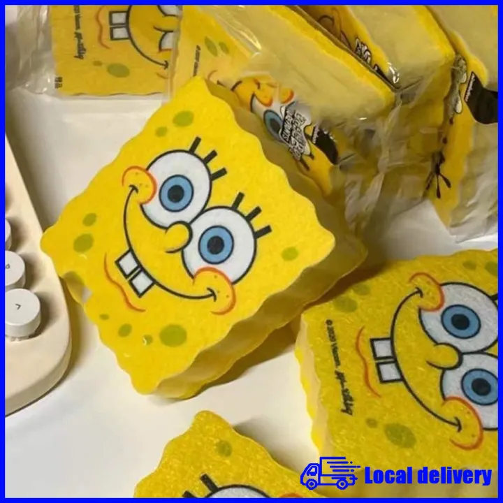 Dishwashing Cloth Sponges SpongeBob Shape, Double-sided Cleaning ...