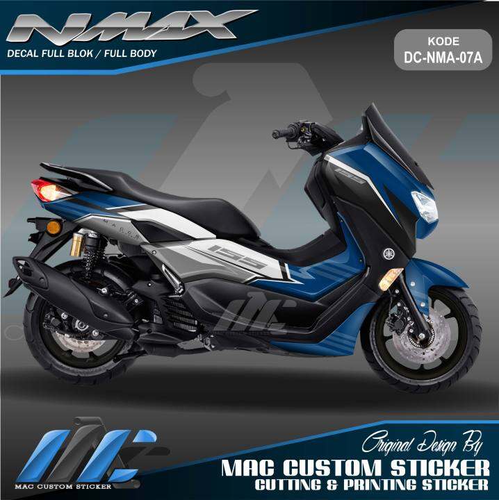 DC NMA 07 - STICKER DECAL FULL BLOK NMAX - STIKER NMAX NEW FULL BODY ...