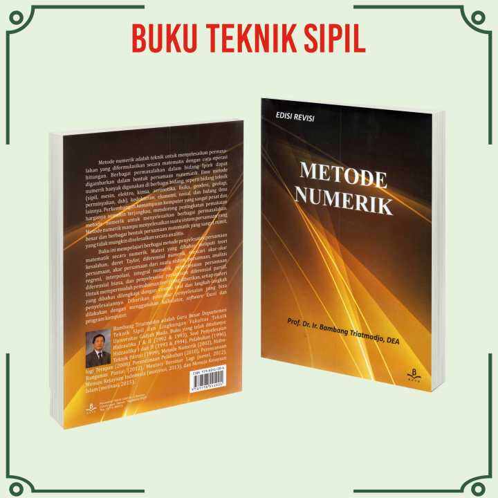 Buku Teknik Sipil Metode Numerik (Edisi Revisi) /Beta | Lazada Indonesia