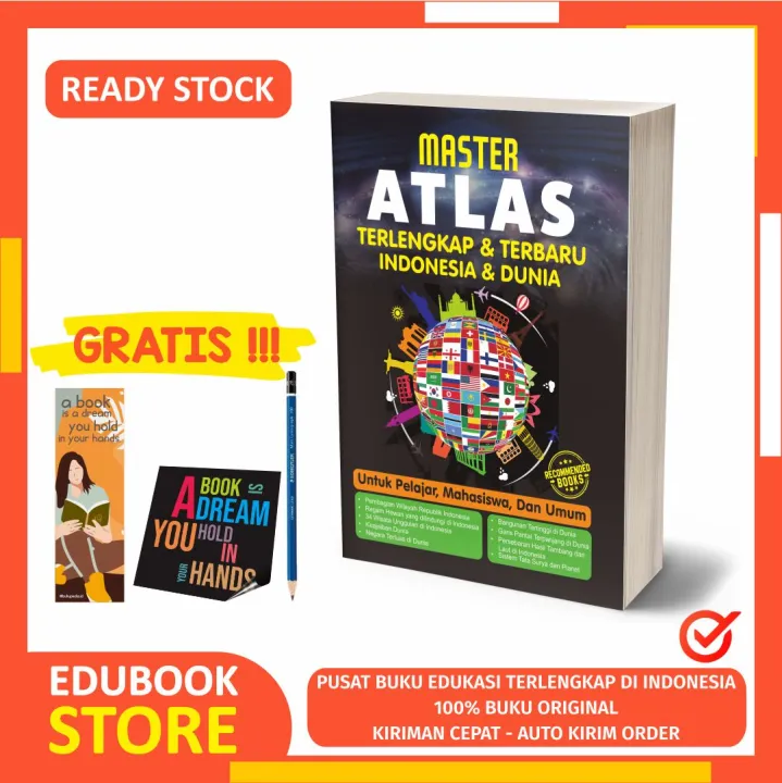 MASTER ATLAS TERLENGKAP DAN TERBARU INDONESIA DAN DUNIA - C-KLIK MEDIA ...