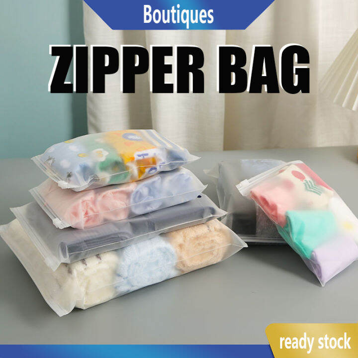 Zip Lock Bag Plastic Zip Zipper Waterproof Transparent Travel Pouch ...