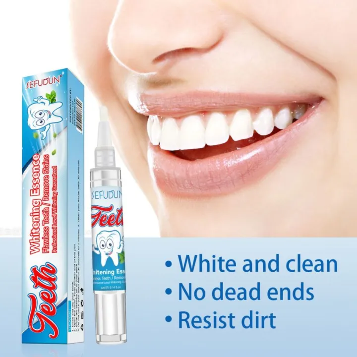 SEFUDUN Tooth Whitening Gel Pen Dazzling White Get Rid Of Yellow Teeth ...