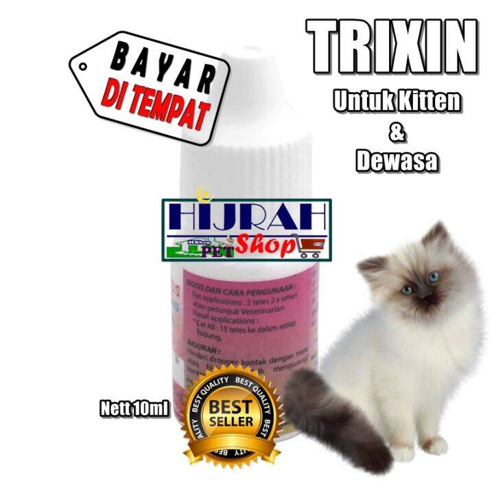 Obat Kucing Obat Tetes Mata Kucing Berair Belekan Iritasi Mata Merah ...