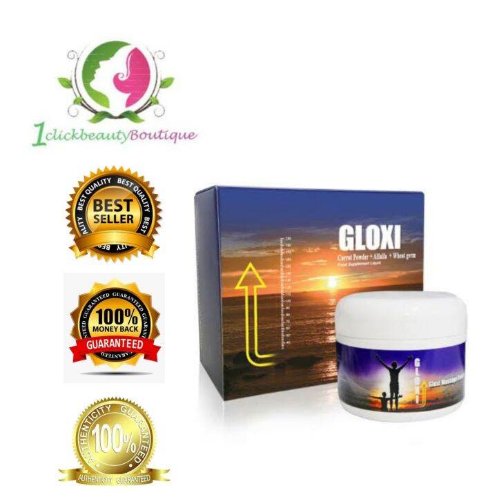 Gloxi Height Enhancer 100% AUTHENTIC W/ FREE CREAM NEW LABEL | Lazada PH