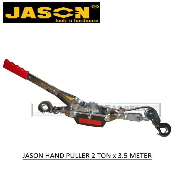 JASON 2T x 3.5M Hand Ratchet Cable Puller Penarik Katrol Tangan Manual ...