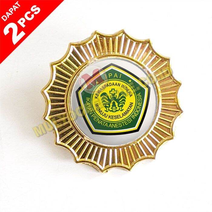 Pin IPAI Pin Bros Wing Logo Ikatan Penata Anestesi Indonesia Lencana ...