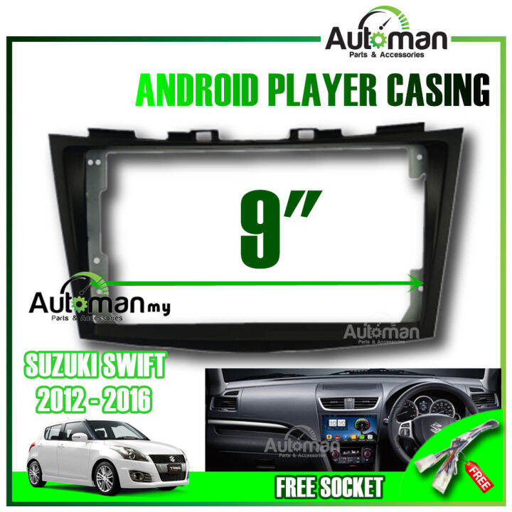 Casing Android Suzuki Swift 2012 - 2016 Dashboard Audio Android Player ...