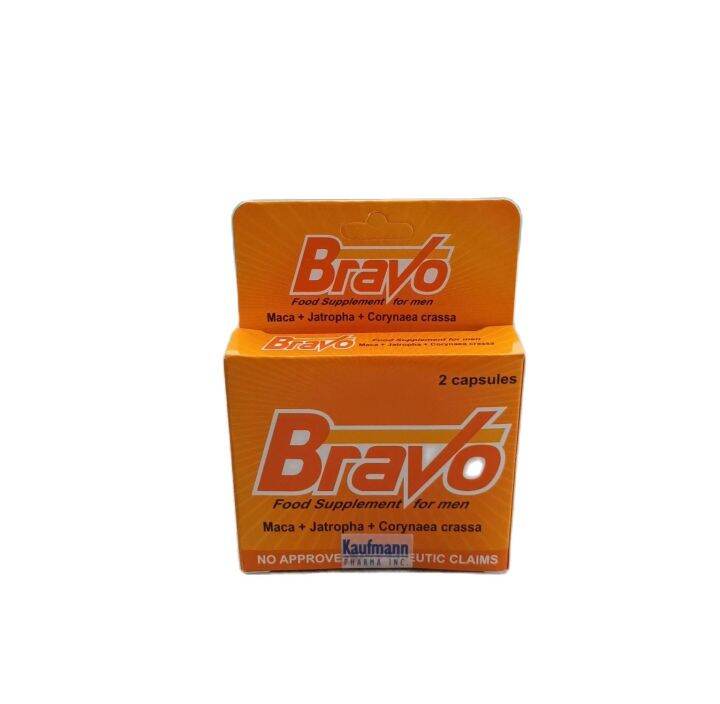 Bravo Food Supplement for Men ( Sold for 2 capsules) | Lazada PH