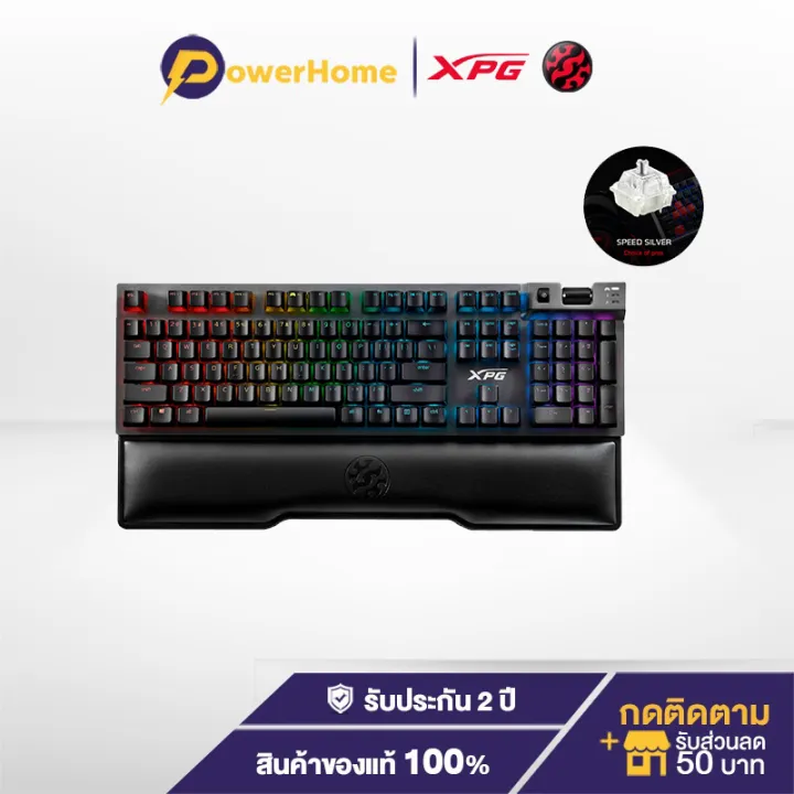 XPG GAMING KEYBOARD คีย์บอร์ดเกมมิ่ง รุ่น XPG-75260076 SUMMONER4C-BKCTH ...