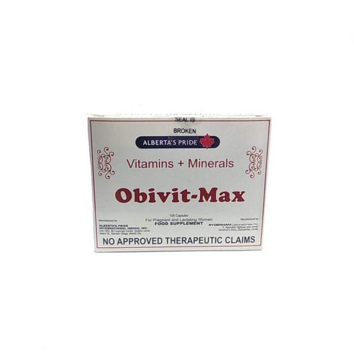 Obivit-Max caps 100s (Vits+Minerals) | Lazada PH