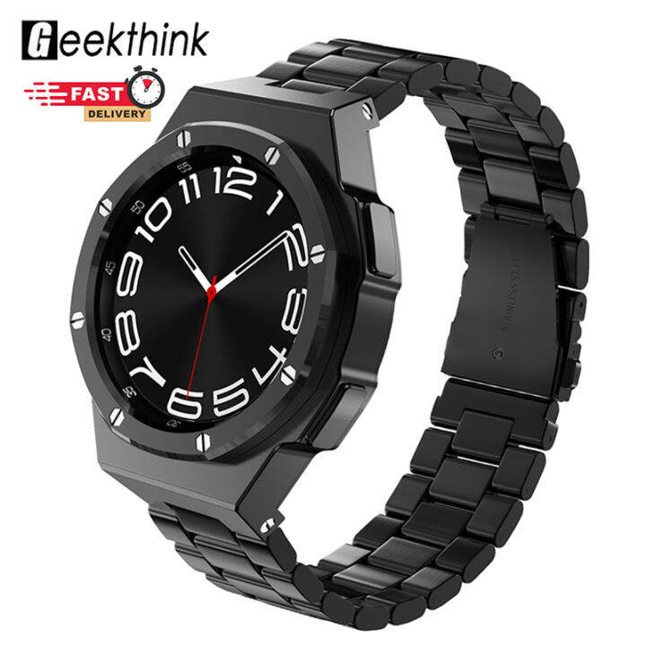 GEEKTHINK Metal Mod Kit For Samsung Galaxy Watch 6 Classic 47MM Metal ...