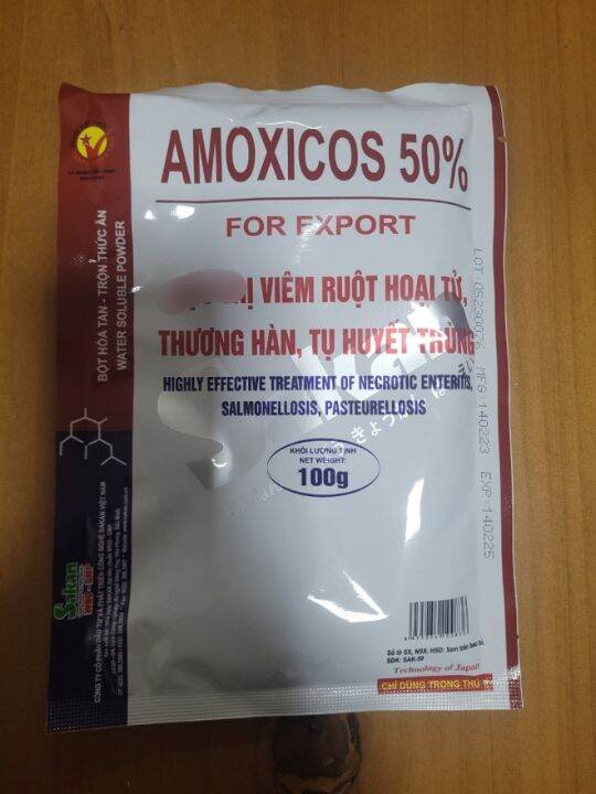 Amox 50% 100g, tiêu chay xanh, trắng, tu huyêt trung | Lazada.vn