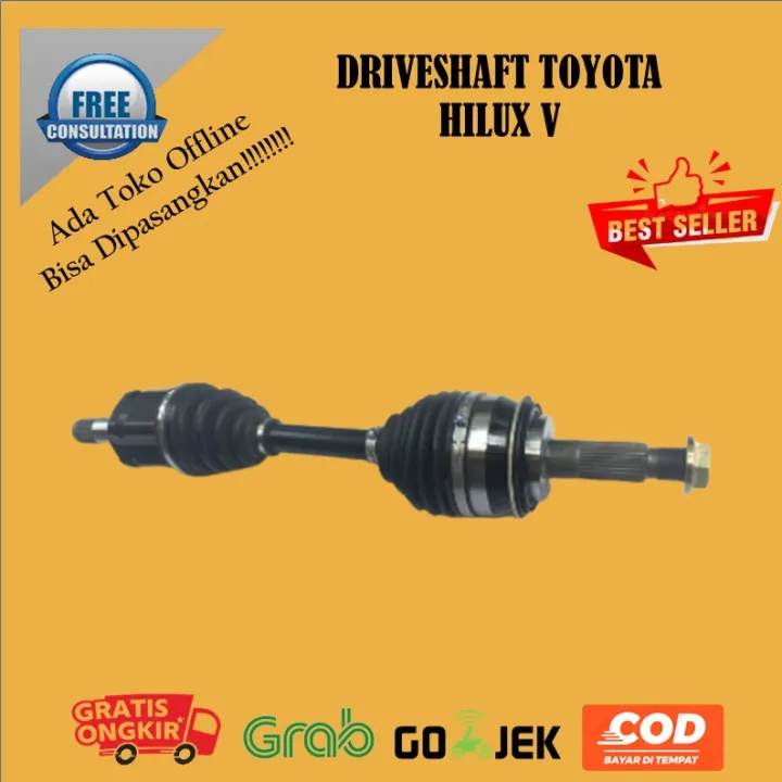 DRIVESHAFT HILUX V DRIVE SHAFT CV JOINT KOMPLIT AS RODA KOMPLIT TOYOTA ...