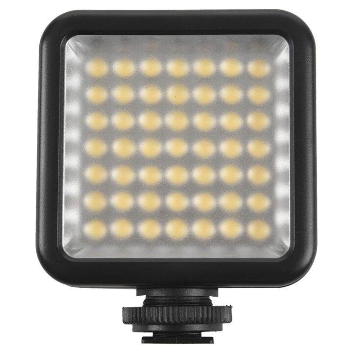 Mini DC 3V 5.5W 49 LED Video Camera Light Panel Lamp 6000K for Canon ...
