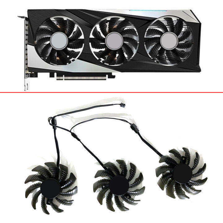 Cooling Fan DIY 78MM 4PIN 12v T128010SU RTX3050 RTX3060 TI GPU FAN For ...