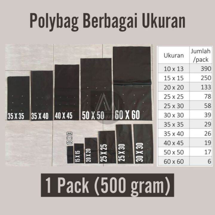 Polybag / Polibag Tanaman Berbagai Ukuran 500 gram | Lazada Indonesia