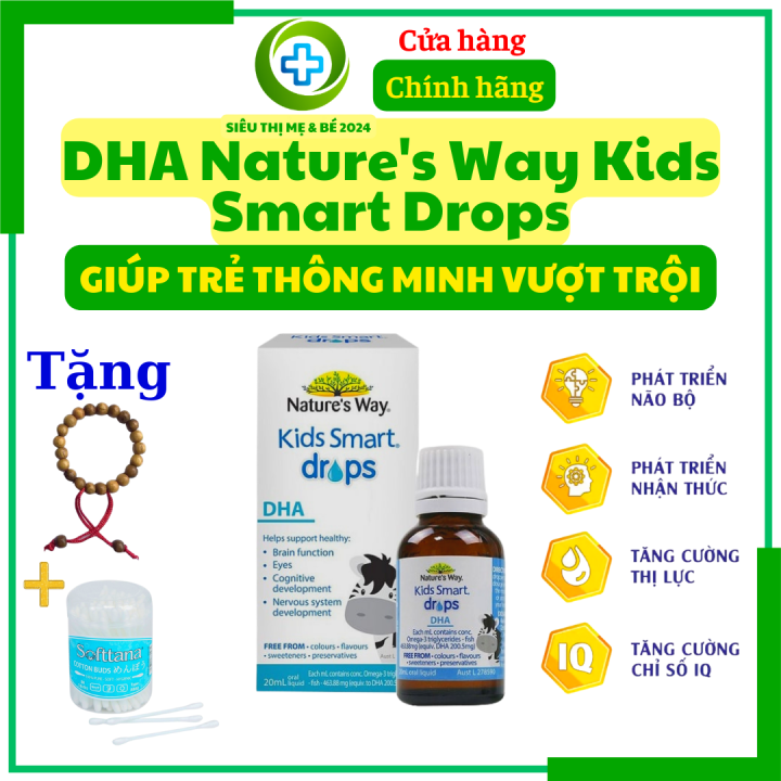 [QUÀ 30K] DHA Nature's Way Kids Smart Drops DHA Dạng Giọt Giúp Tăng IQ ...