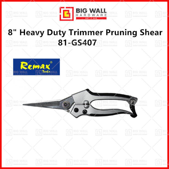 Remax 81-GS407 8" Heavy Duty Trimmer Pruning Shear (Big Wall Hardware ...