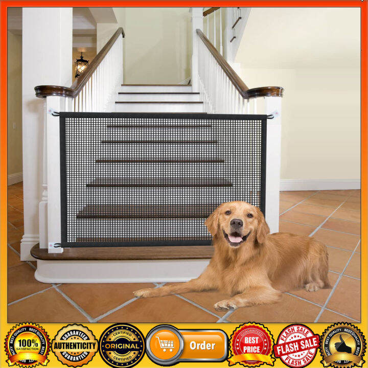[Free Shipping] Original Magic Pet Gate for The House Providing a Safe ...