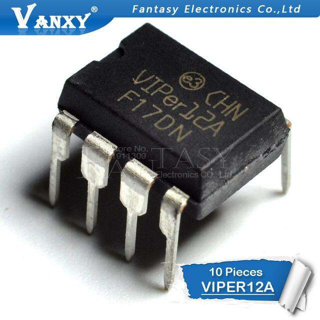10ชิ้น DIP8 VIPER12A VIPER12จุ่ม12A จุ่ม-8 IC ใหม่และดั้งเดิม | Lazada ...