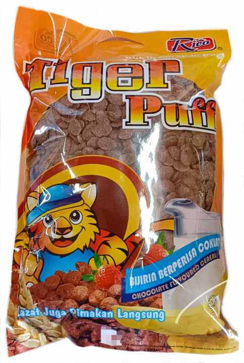 Rico Tiger Puff Chocolate Cereal 600g | Lazada