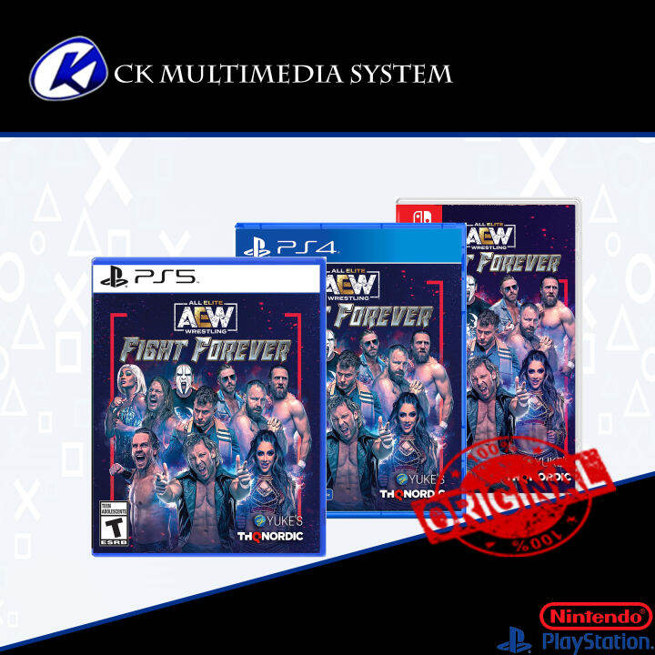 AEW : FIGHT FOREVER - PlayStation 4 / PlayStation 5 (R2/ENG ...