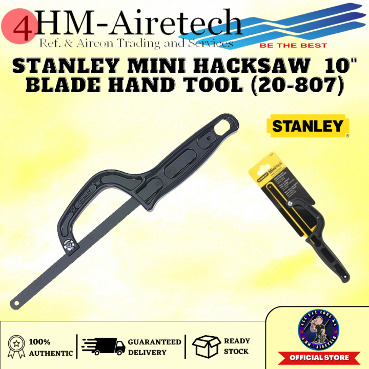FOURHM Stanley Mini Hacksaw with 10" Blade Hand Tool | Lazada PH