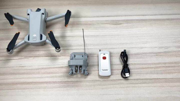 Airdrop System with Landing Gear Fishing Bait Wedding Ring Gift Deliver ...