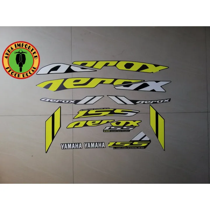 AEROX 155 2019 STOCK DECAL/STICKER | Lazada PH