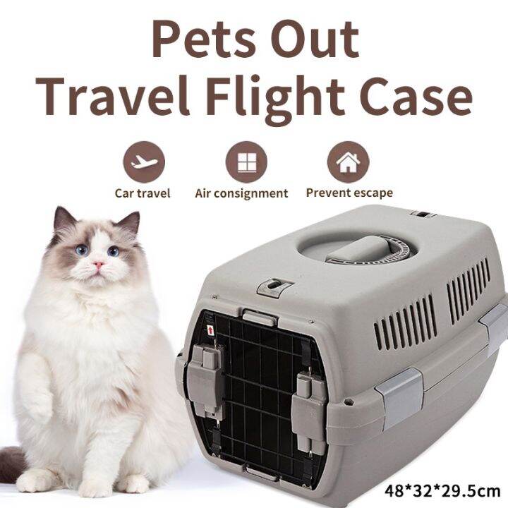 Carrier Travel Cage Dog Cat Crates line Approved Cage SMALL Cage ...
