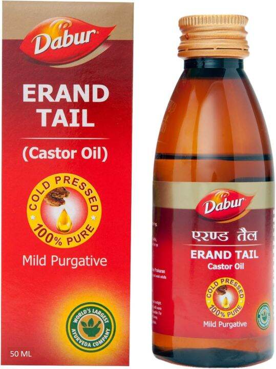 Dabur Erand Tail Pure Cold Pressed Castor Oil (50 ML) | Lazada