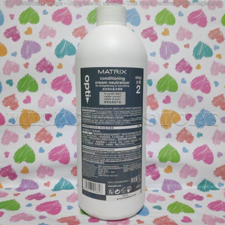 MATRIX OPTI NEUTRALIZER 1000 ML STEP 2 GLOBAL OPTISTRAIGHT / OPTISMOOTH ...