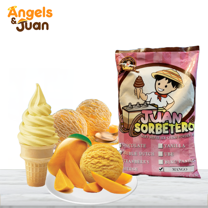 Juan Sorbetero Mango Soft Serve Ice Cream Powder Mix for Ice Cream ...