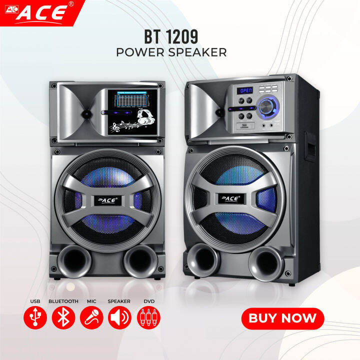 ACE BT-1209 Professional Sub-woofer Speaker Amplifier | Lazada PH
